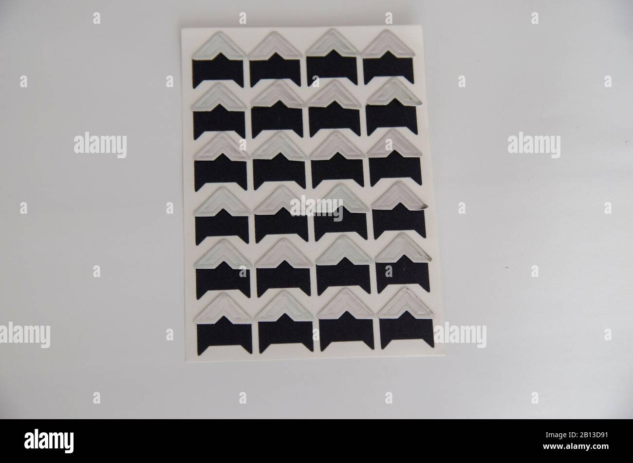 Vintage Angle Sticker for Photo Album Stock Photo - Alamy