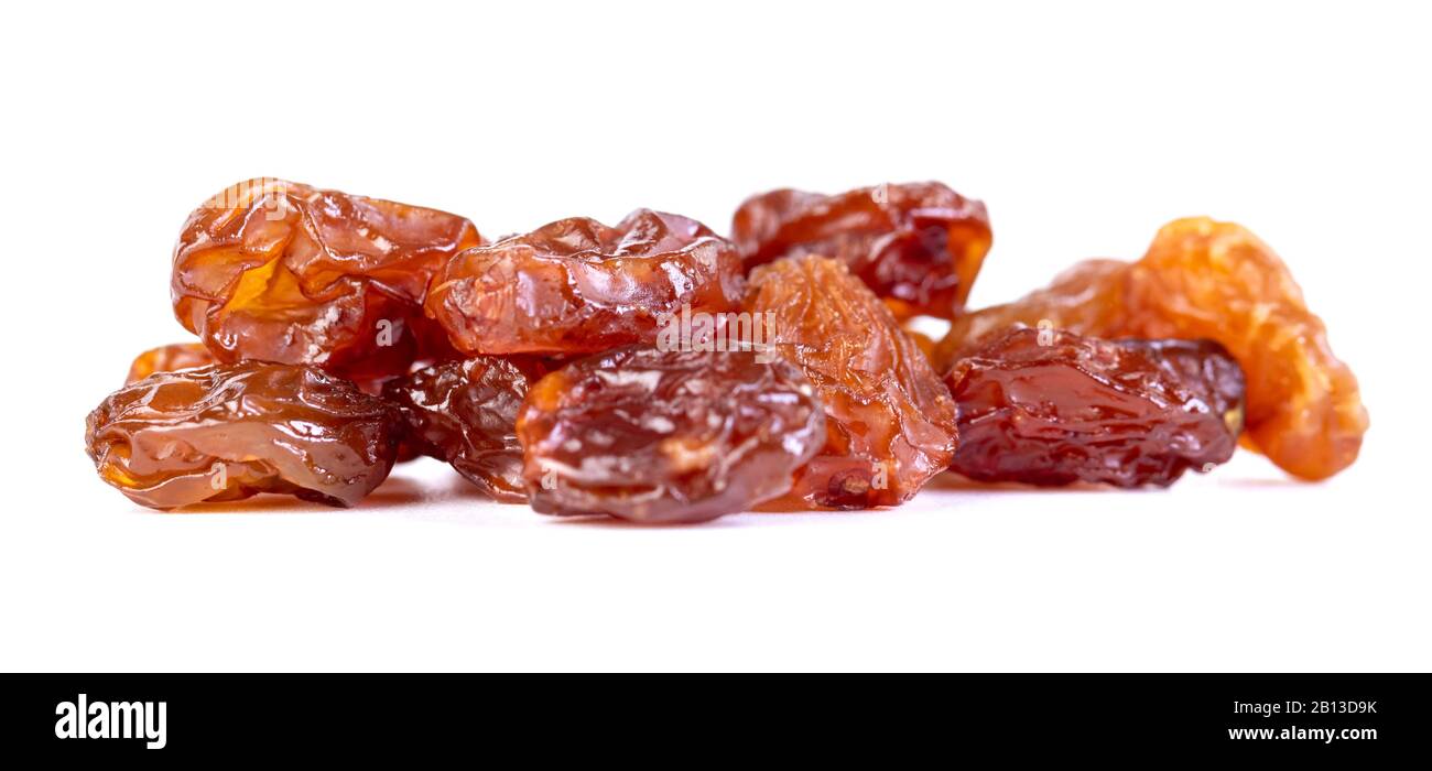 Raw raisins, dried grape isolated on white background Stock Photo - Alamy
