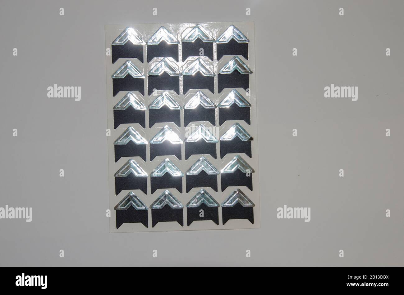 Vintage Angle Sticker for Photo Album Stock Photo - Alamy