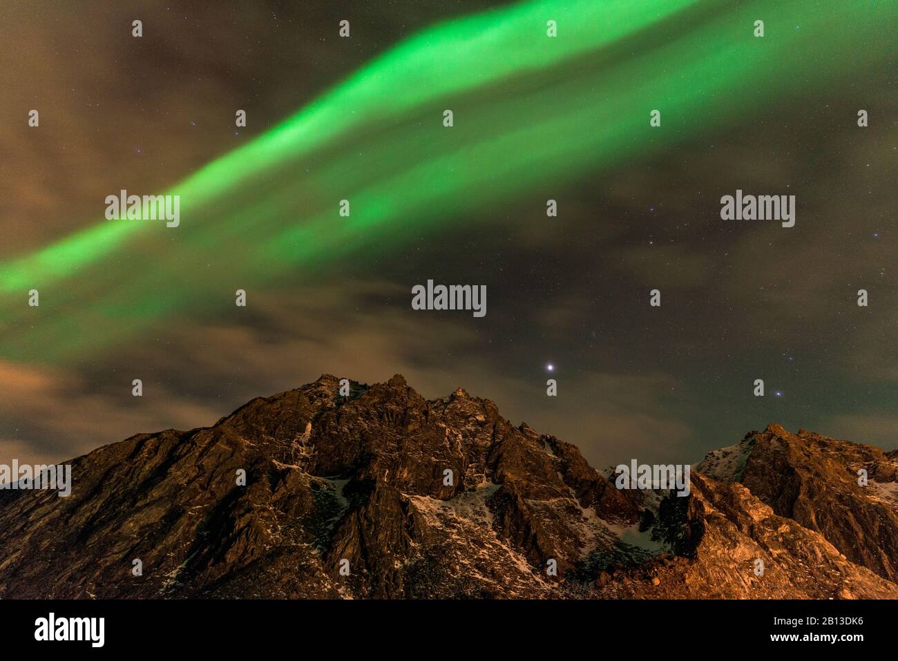 Aurora over Andenes,Andøya Island,Vesterålen,Norway Stock Photo - Alamy