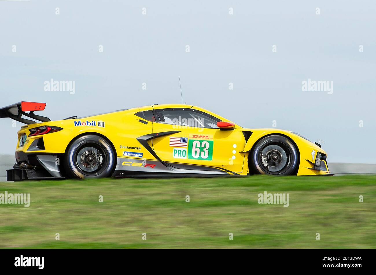 February 22, 2020: Corvette Racing Jan Magnussen and Mike Rockenfeller ...