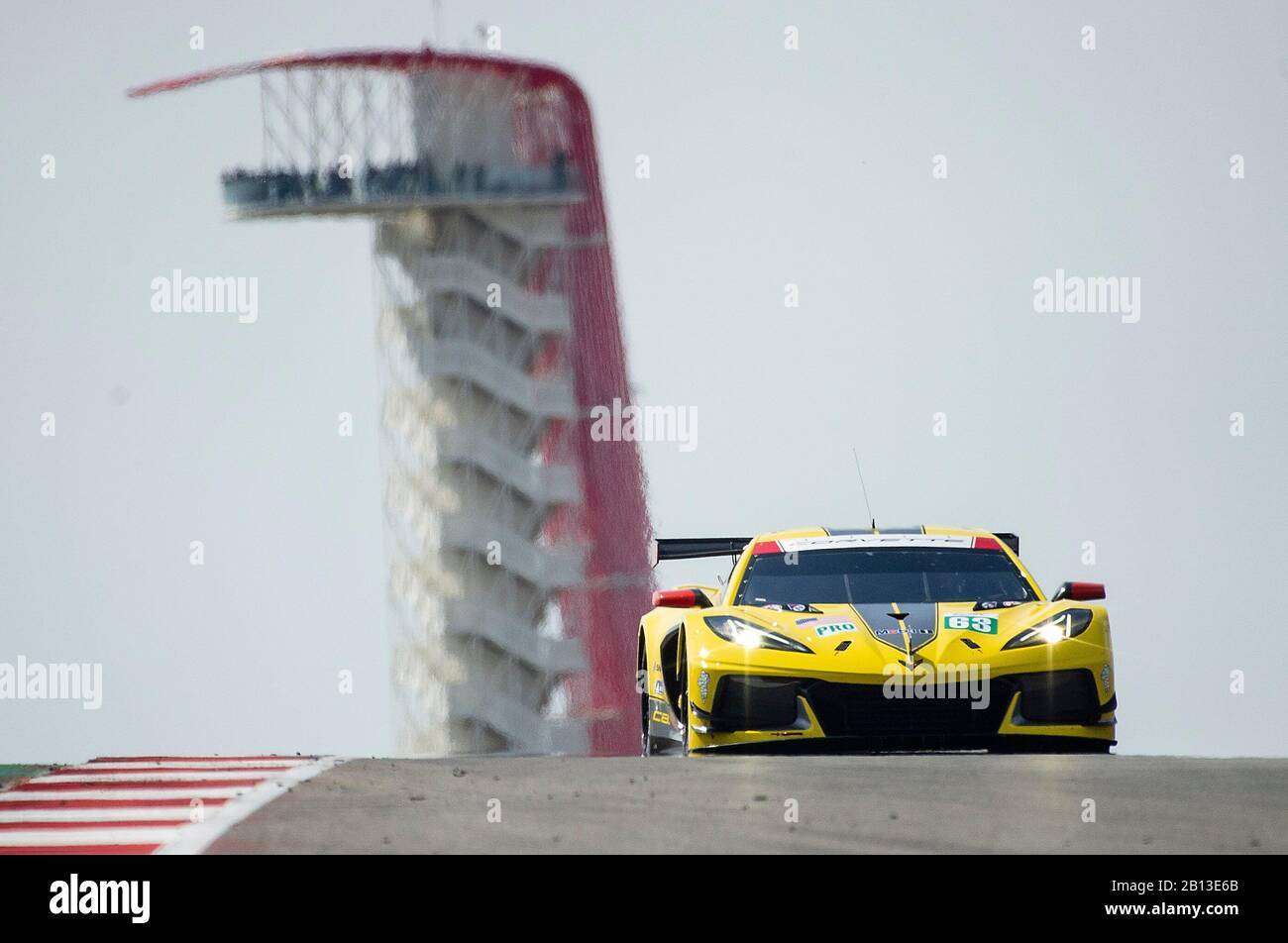 February 22, 2020: Corvette Racing Jan Magnussen and Mike Rockenfeller ...