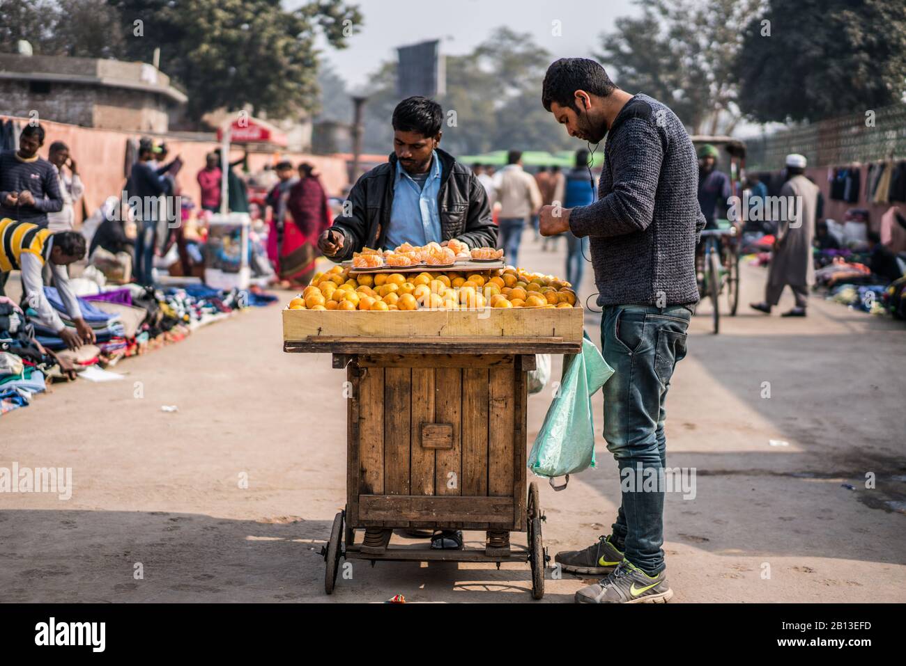 Street scene, New Delhi, India, Asia Stock Photo - Alamy