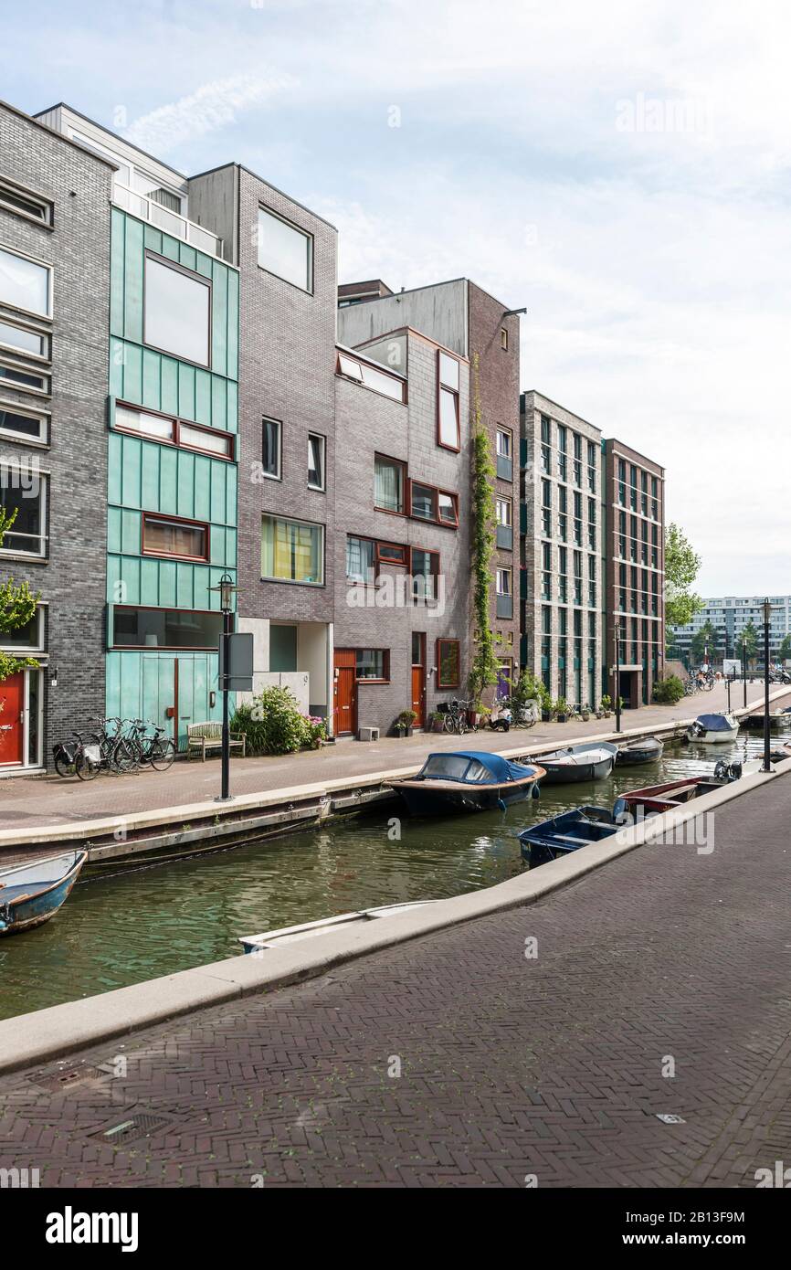 Modern apartment buildings,Java Eiland,Amsterdam,The Netherlands Stock ...