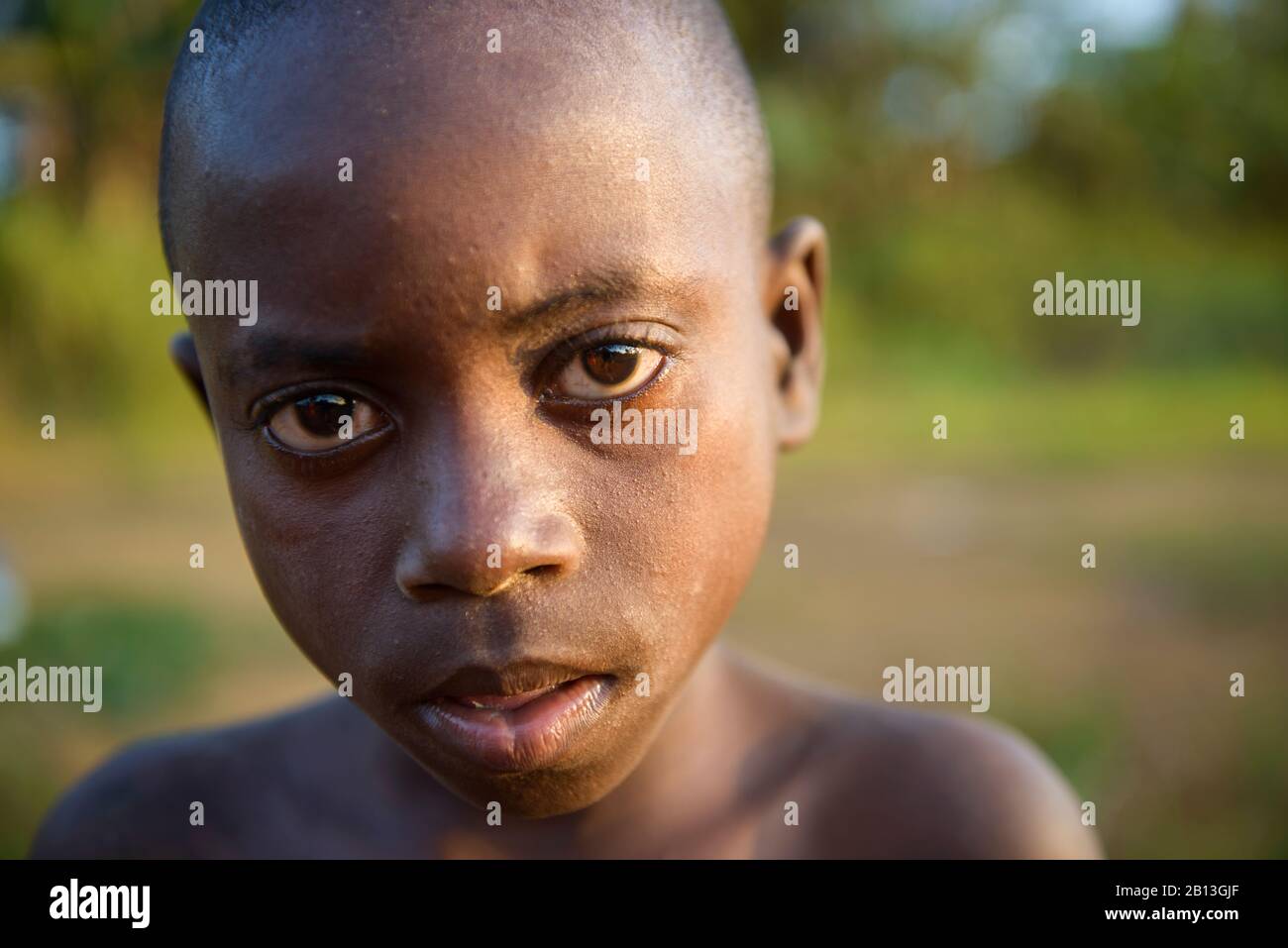 Boy of the equatorial rainforest hi-res stock photography and images ...