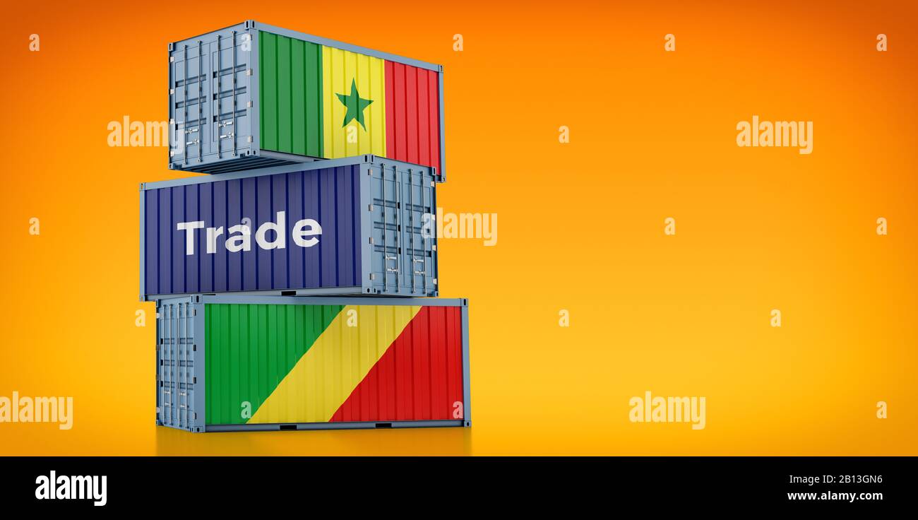 Congo senegal flag hi-res stock photography and images - Alamy