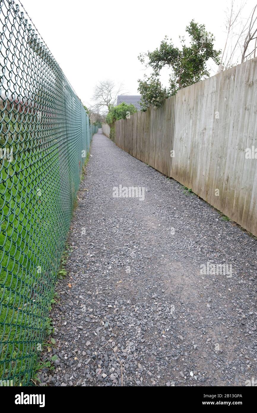 February 2020 - Newly resurfaced cycle track in the somerset village of ...
