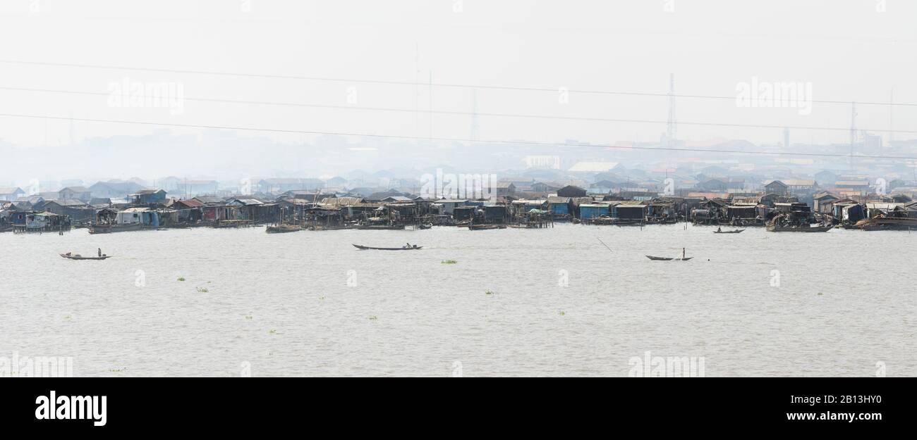 The floating slums of Lagos,Nigeria Stock Photo - Alamy