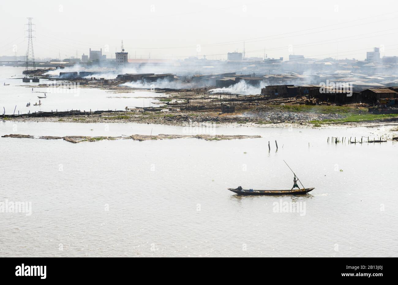 The floating slums of Lagos,Nigeria Stock Photo - Alamy