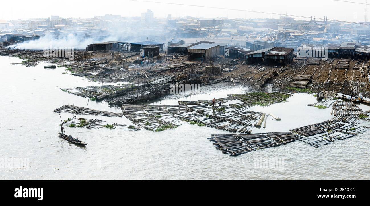The floating slums of Lagos,Nigeria Stock Photo - Alamy