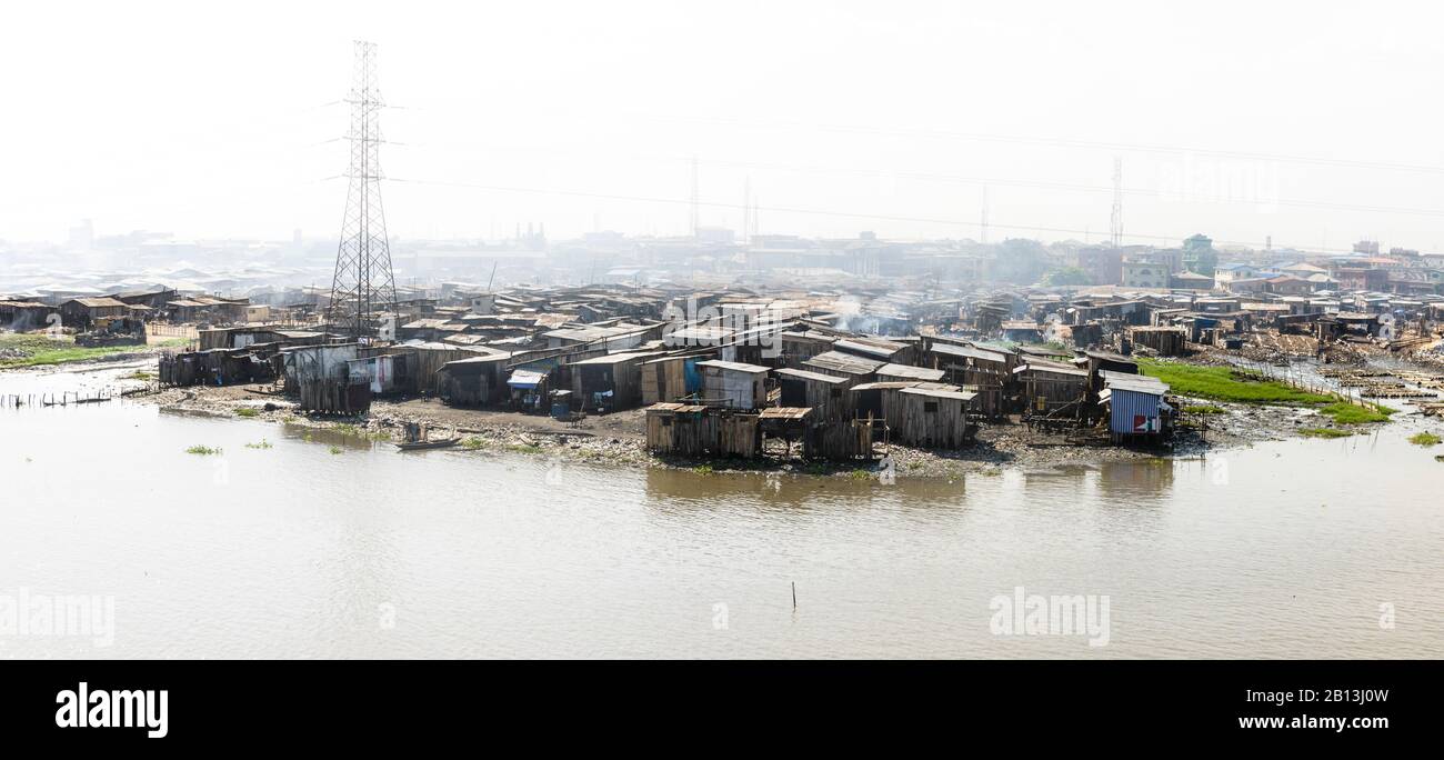 The floating slums of Lagos,Nigeria Stock Photo - Alamy