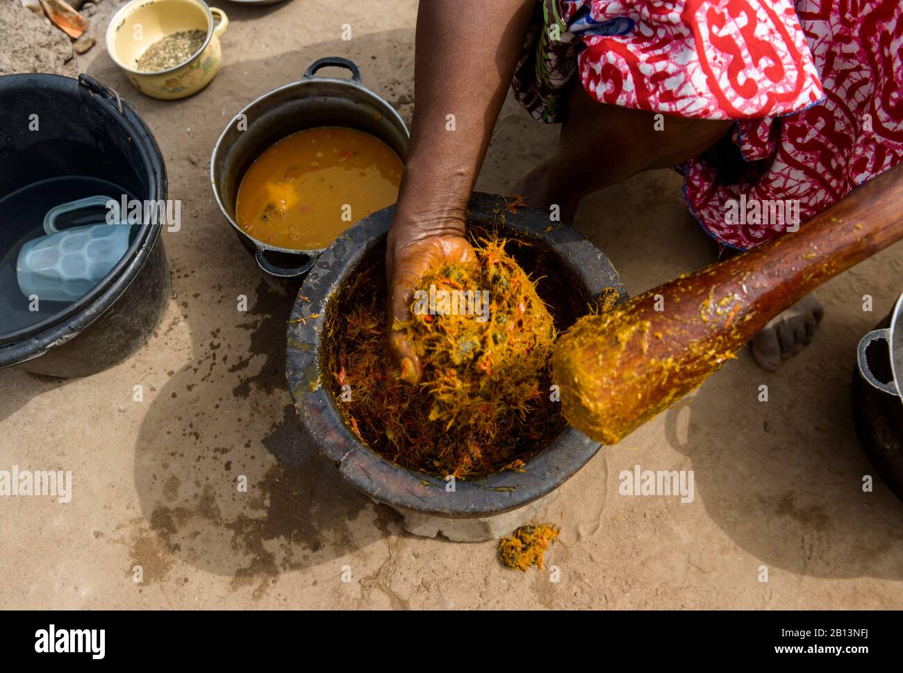Village life in rural Ivory Coast Stock Photo - Alamy