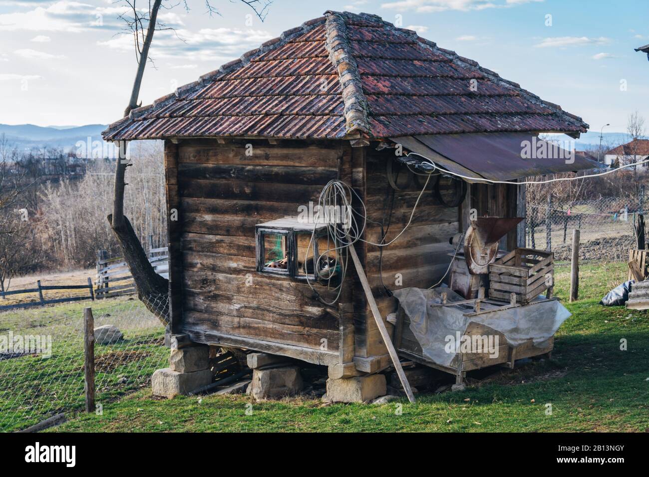 Old farm hut in hi-res stock photography and images - Alamy