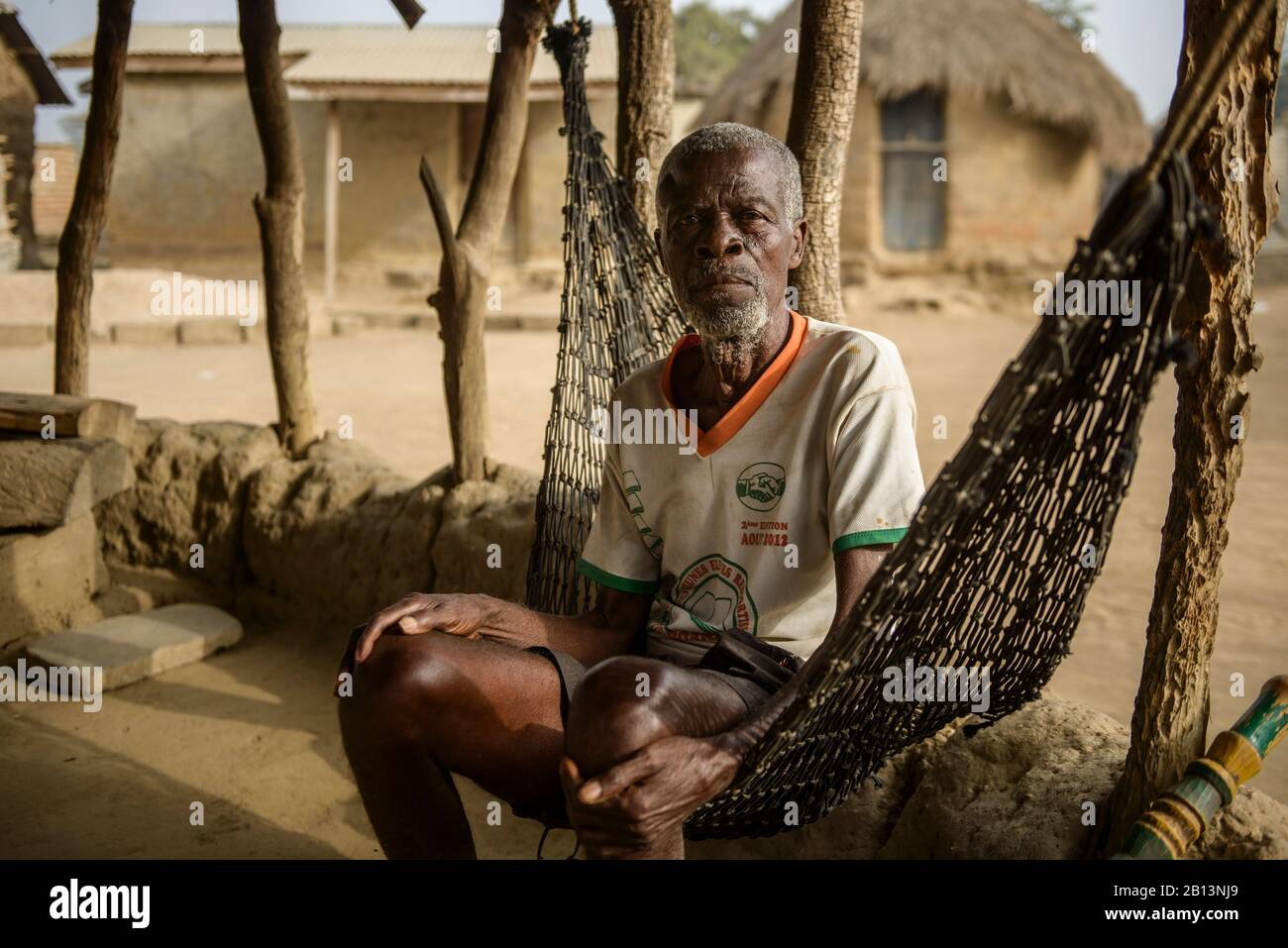 Village life in rural Ivory Coast Stock Photo - Alamy