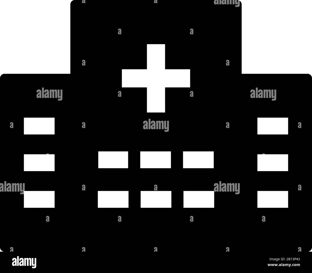 hospital icon design template Stock Vector Image & Art - Alamy