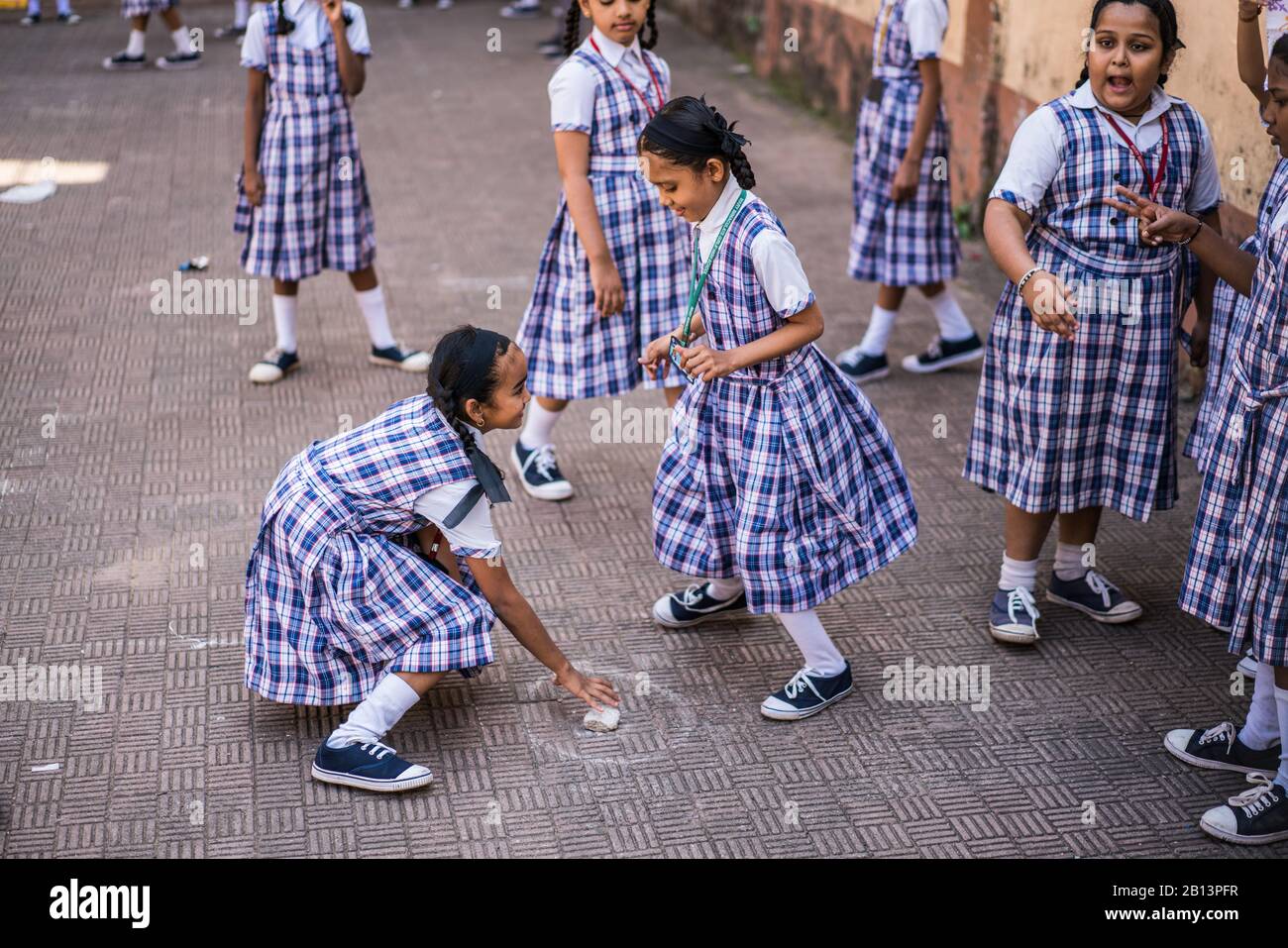 Girls in the school, Goa, India, Asia Stock Photo - Alamy
