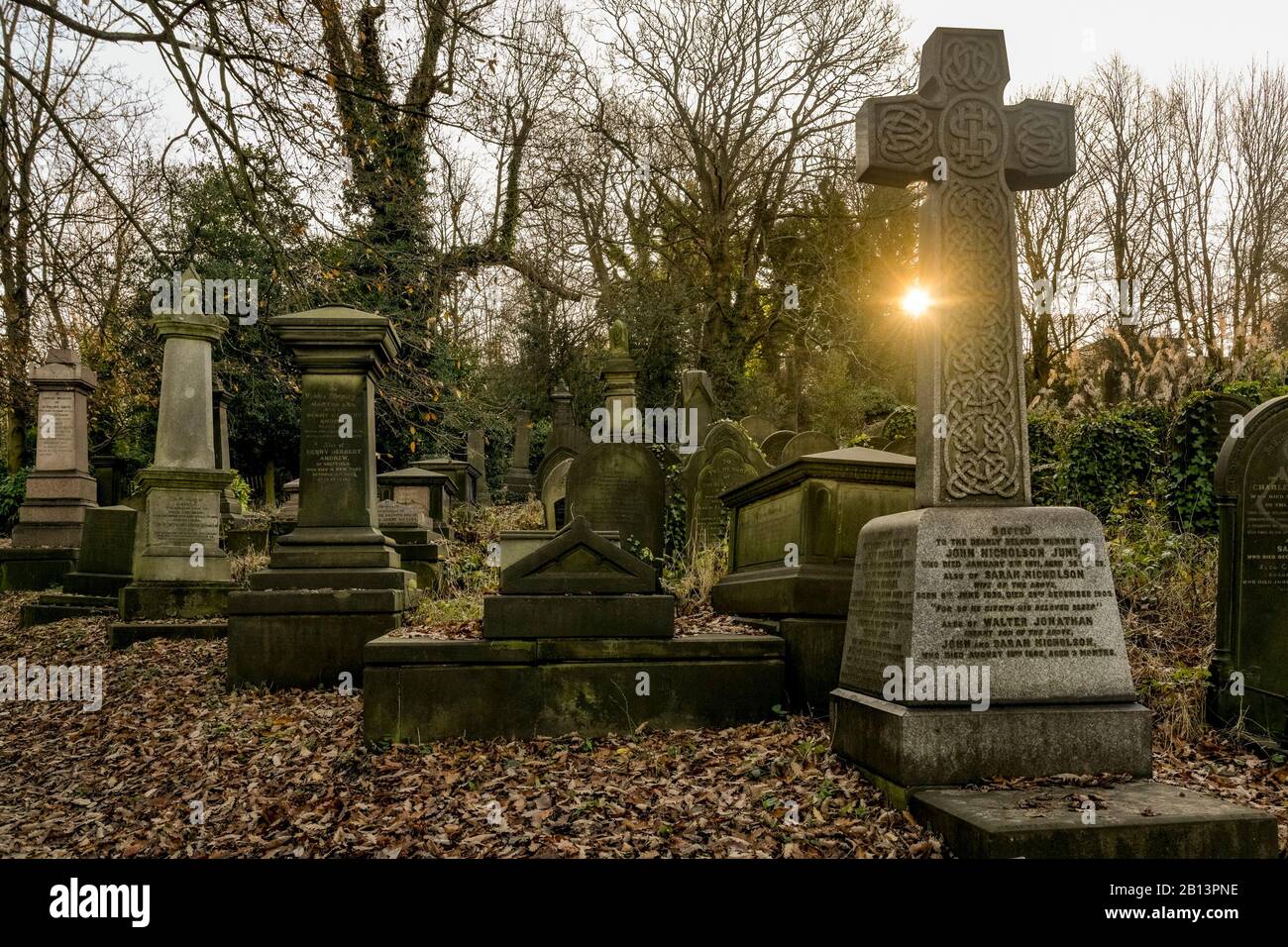 Sheffield General Cemetery, Sheffield, Yorkshire, England, UK Stock ...