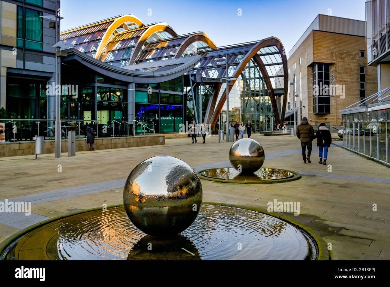 Millennium Square, Sheffield, Yorkshire, England, UK Stock Photo - Alamy