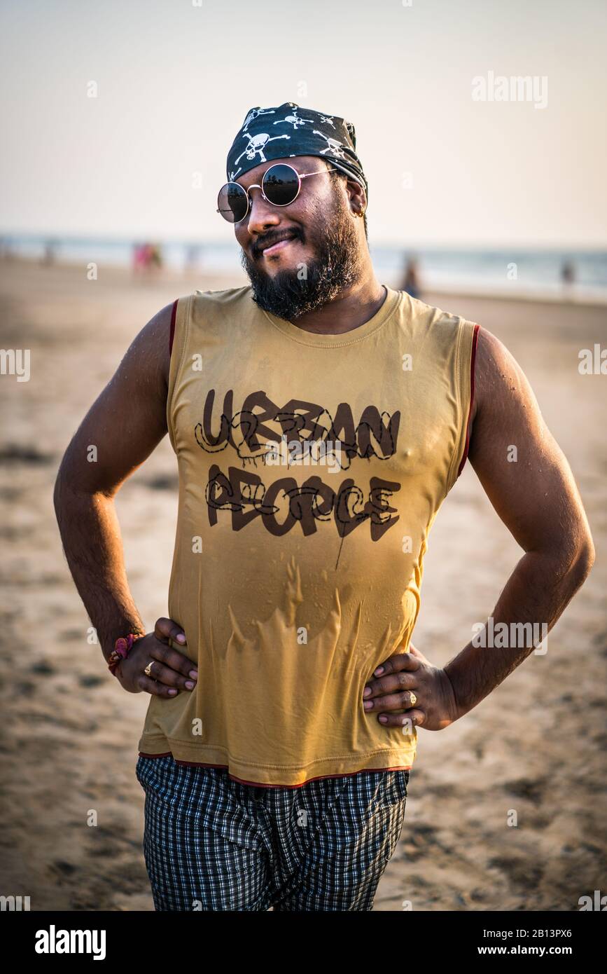 People on the beach, Arambol, Goa, India Stock Photo - Alamy