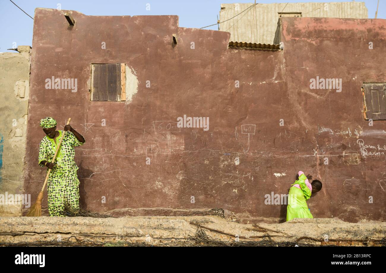 Streets of St,Louis,Senegal Stock Photo - Alamy