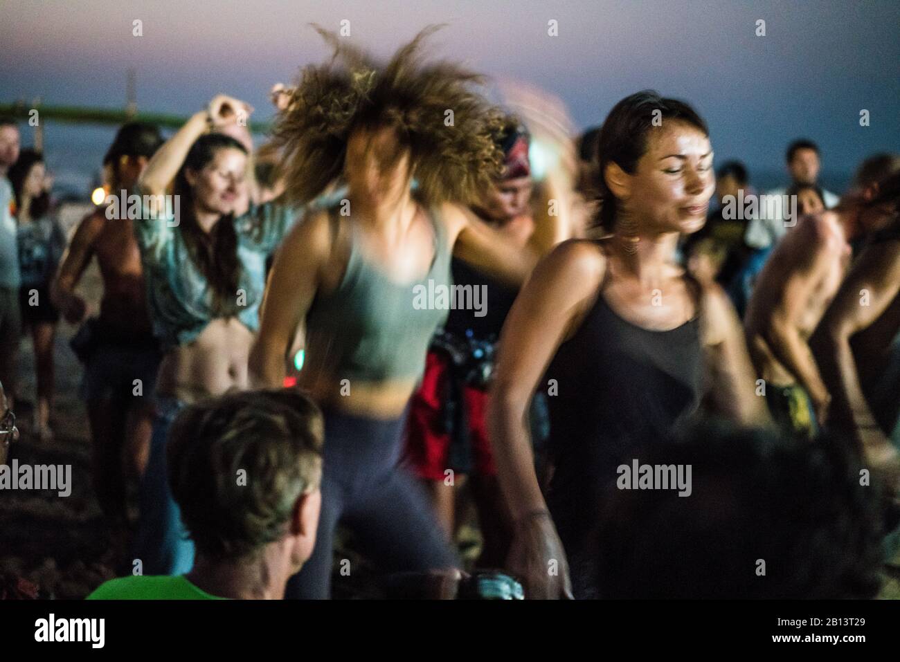People on the beach, Arambol, Goa, India Stock Photo - Alamy