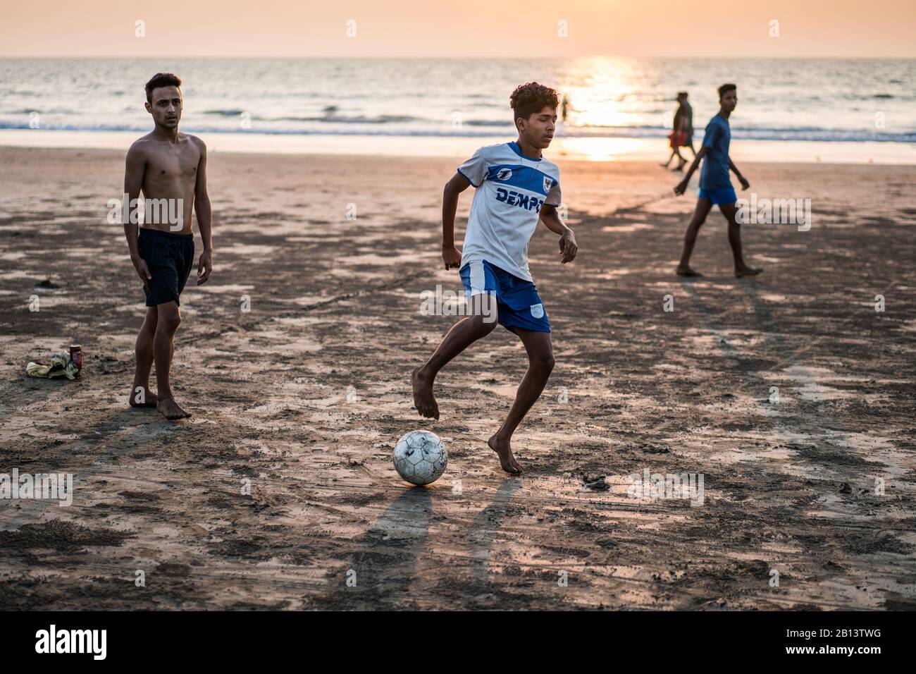 People Playing At The Beach
