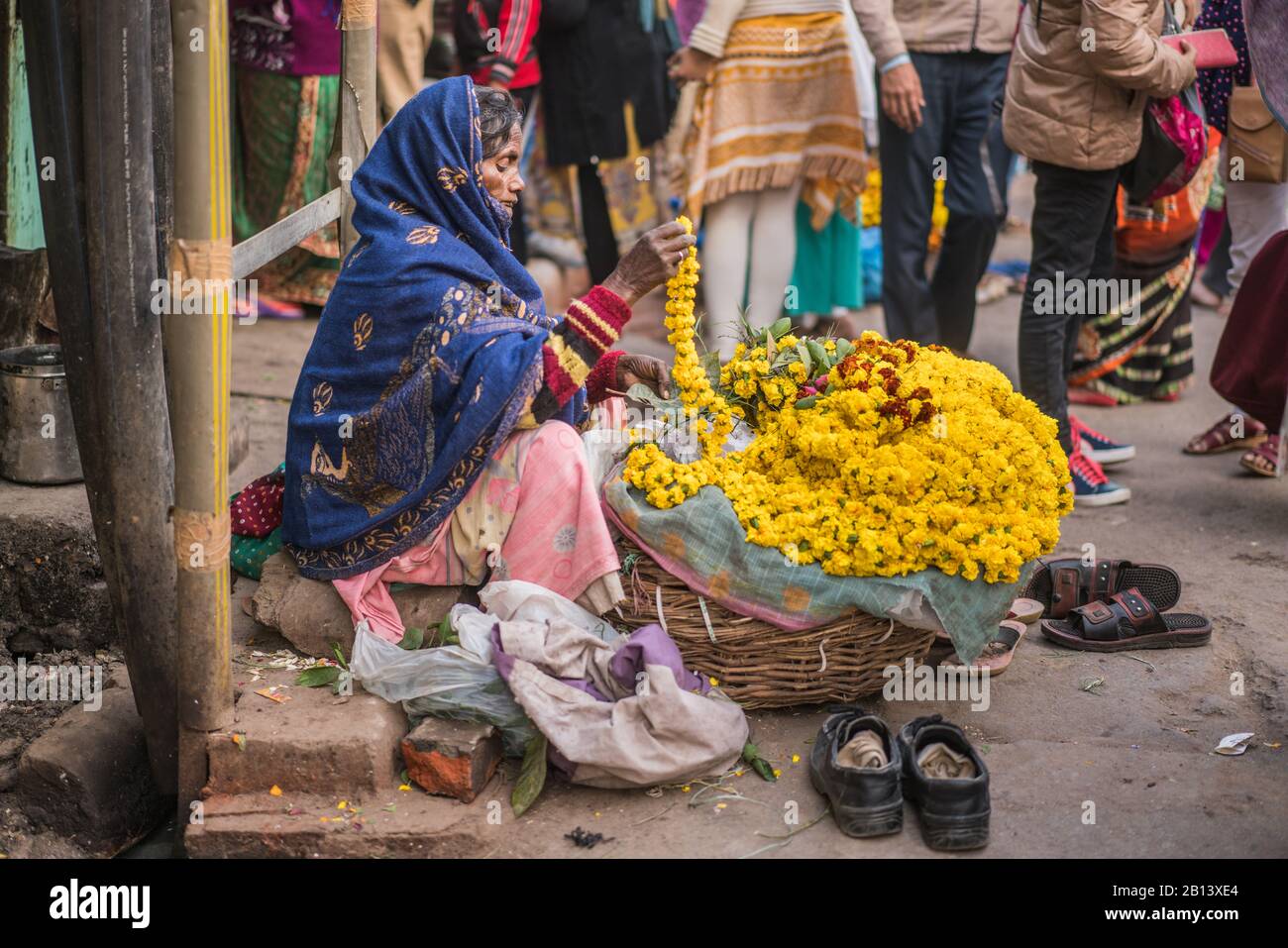 Street scene, Varanasi, India, Asia Stock Photo - Alamy