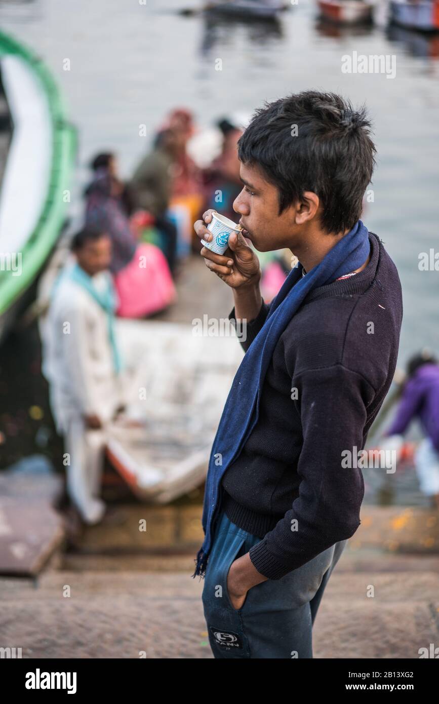 Street scene, Varanasi, India, Asia Stock Photo - Alamy