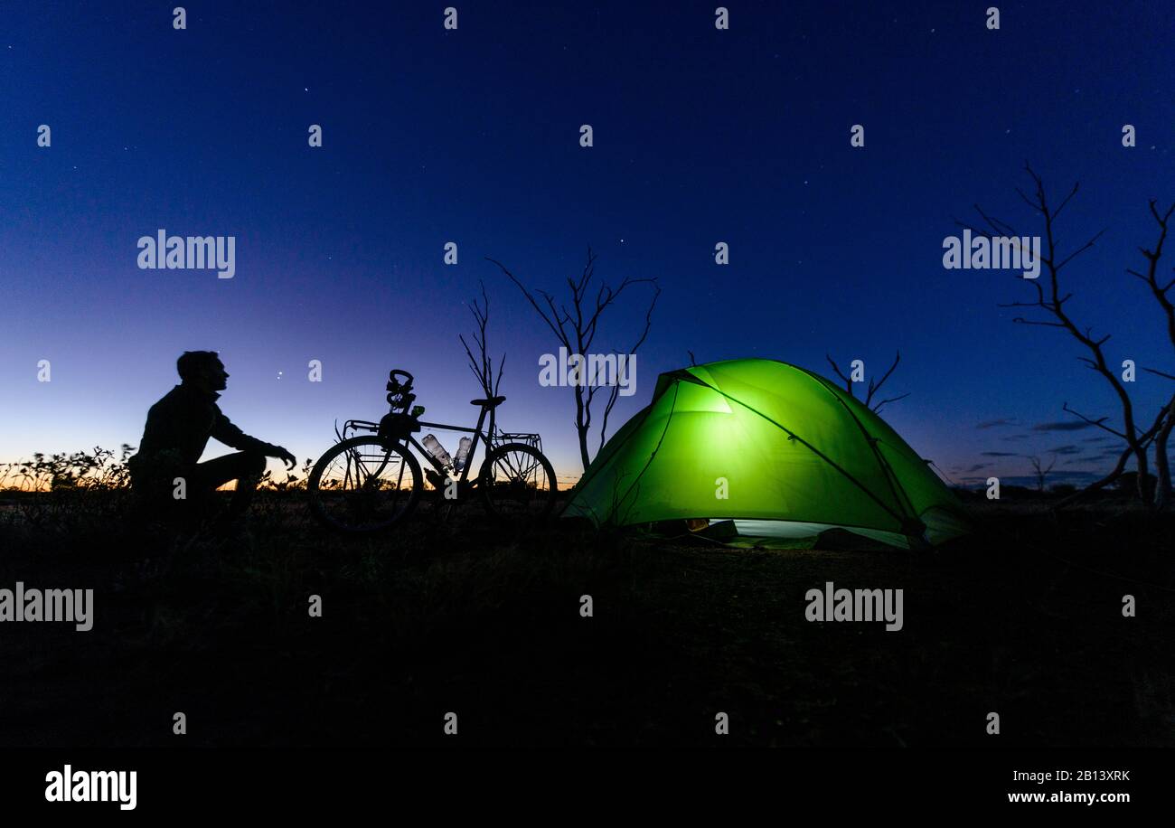 Camping in Australia Stock Photo - Alamy
