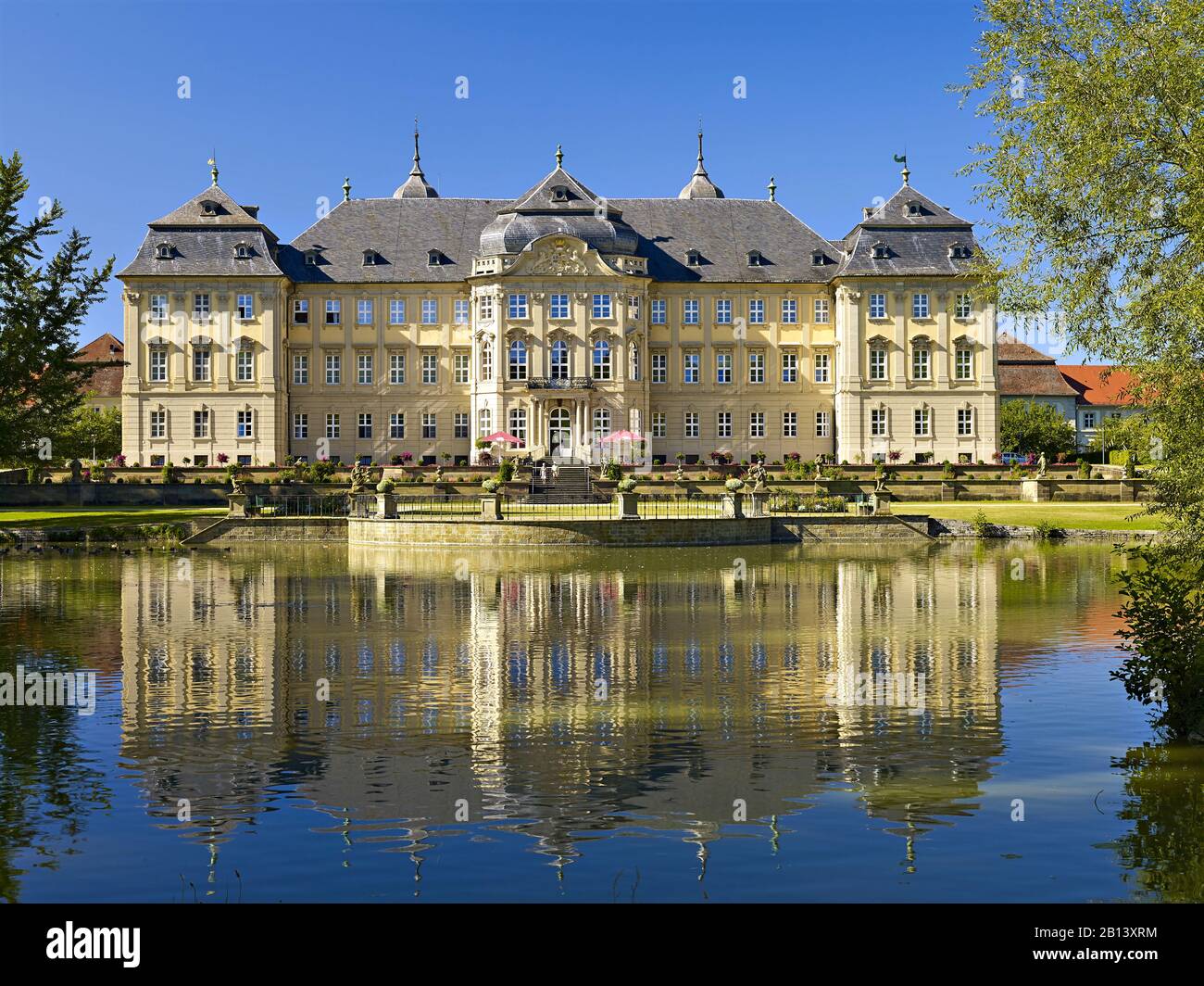 Werneck Castle near Schweinfurt,Lower Franconia,Bavaria,Germany Stock ...