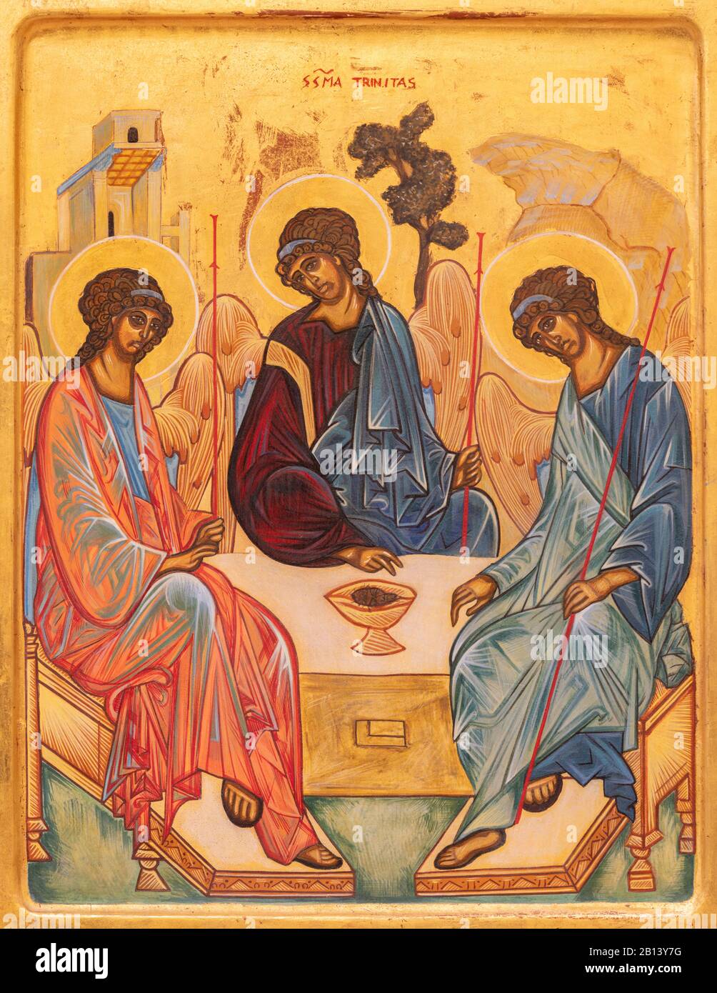 Holy trinity icon hi-res stock photography and images - Alamy