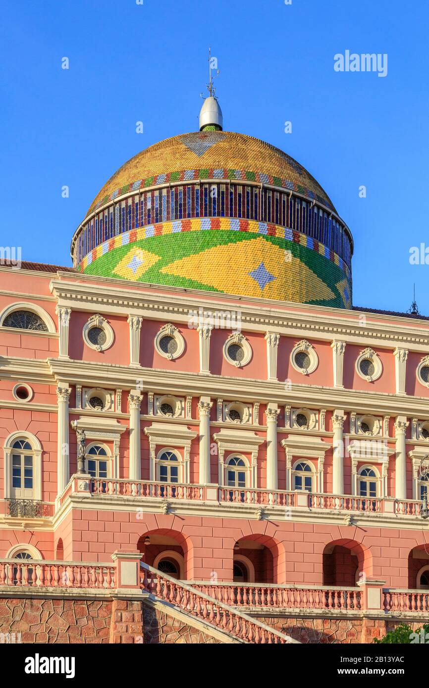 The Teatro Amazonas Is An Opera House In Manaus High Resolution Stock ...