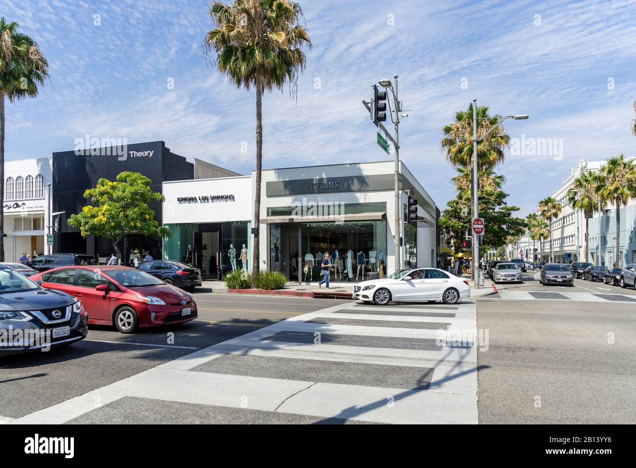 Luxury shopping around Rodeo Drive,Beverly Hills,Los Angeles,California ...