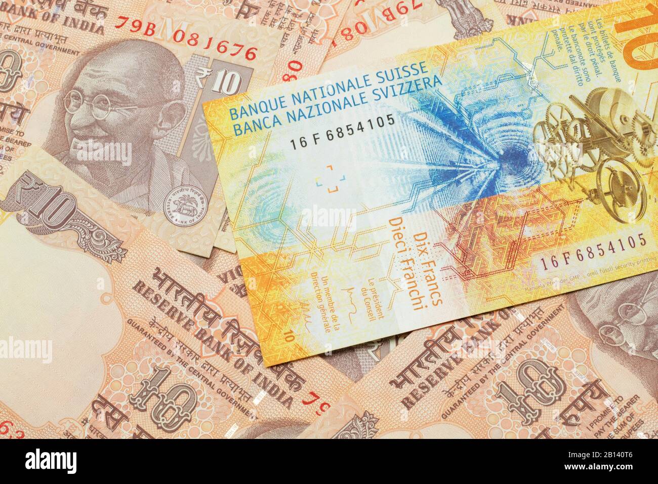 Euro Coin Indian Rupee Bank High Resolution Stock Photography and ...