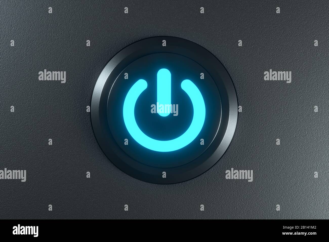 Button and switch with dark background,abstract conception ,3d ...