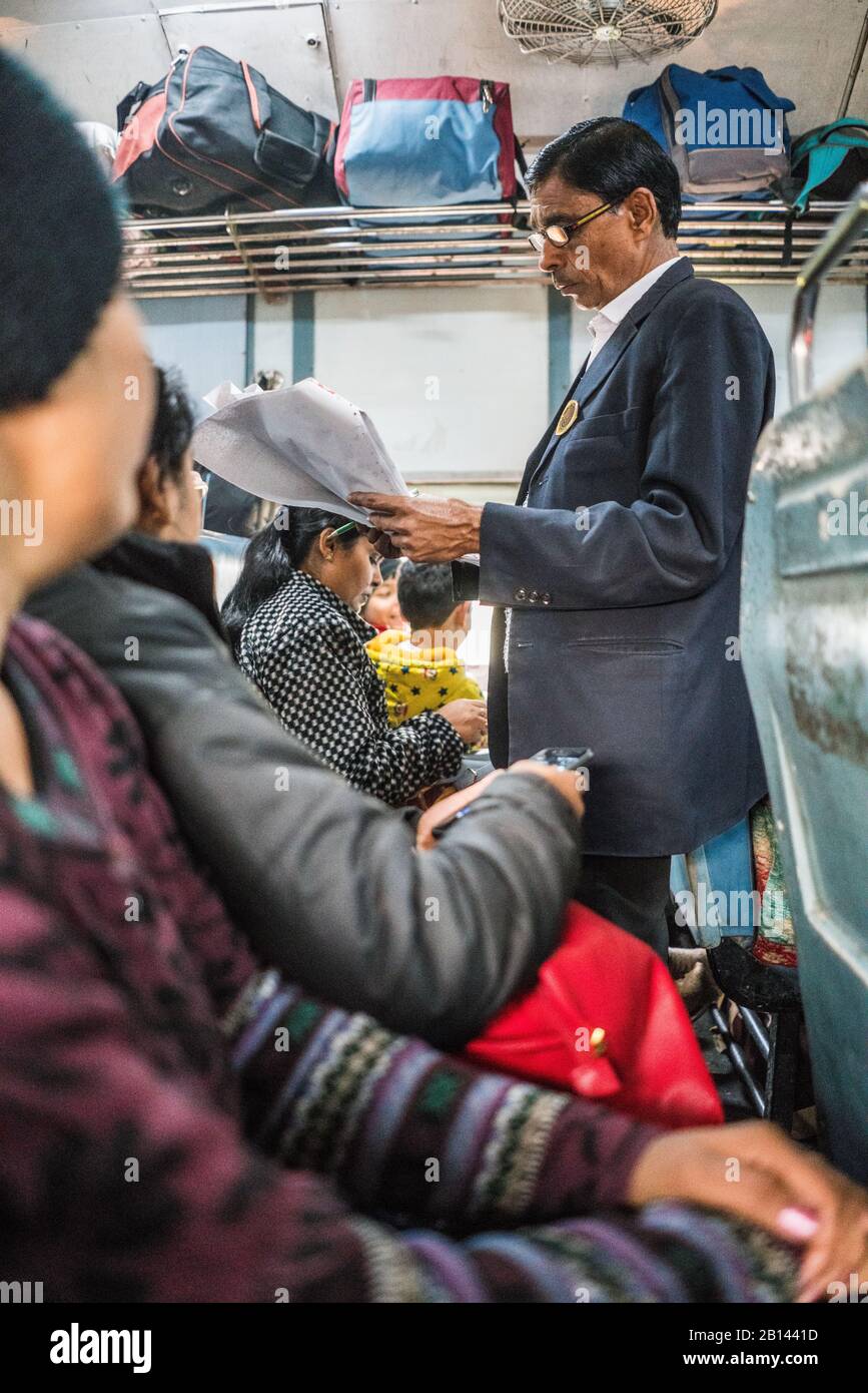 Local poeple in the train, India, Asia Stock Photo - Alamy