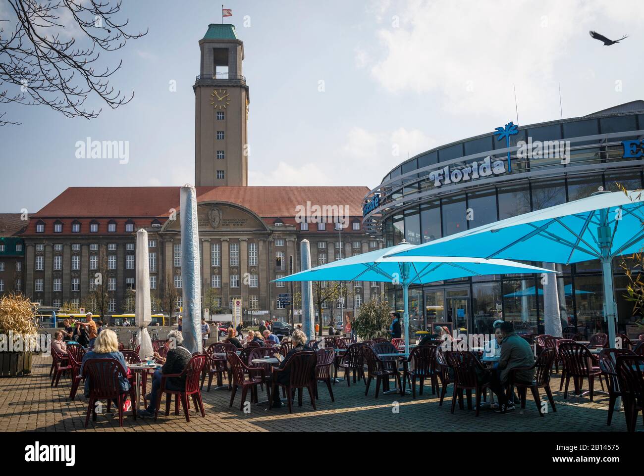 New ice cream parlor of the Spandau ice cream brand Florida, in the ...