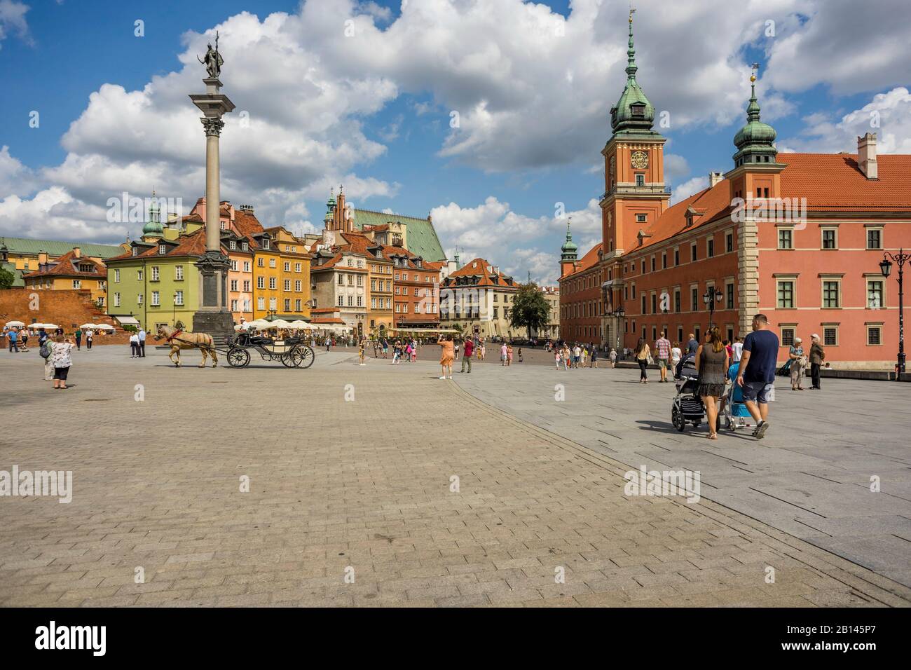 Warsaw poland old time square hi-res stock photography and images - Alamy