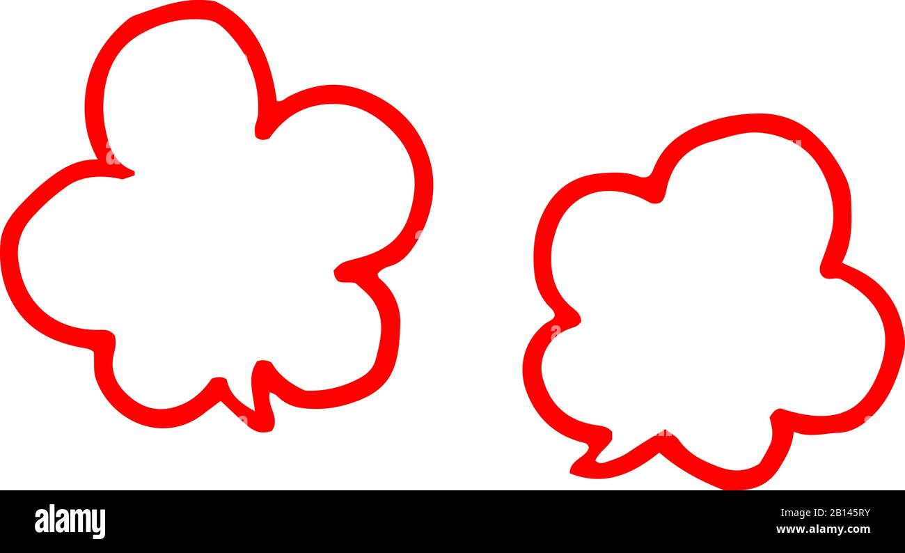 This is a illustration of Variation of handwritten anger mark Stock ...