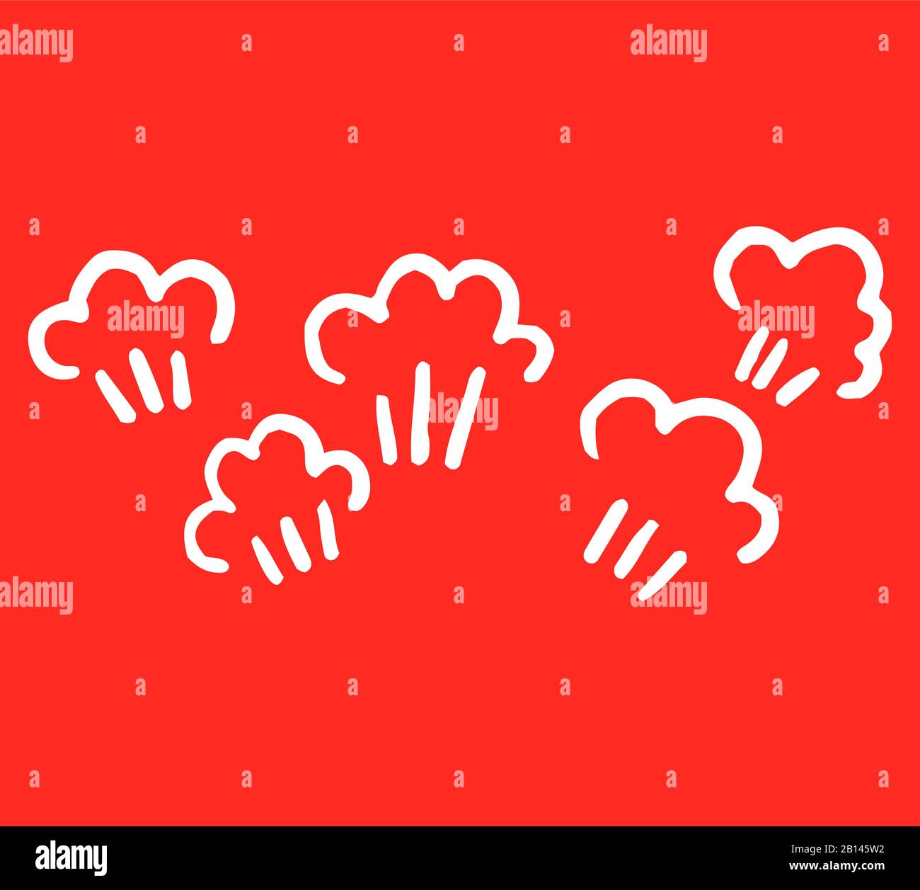 This is a illustration of Variation of handwritten anger mark Stock ...