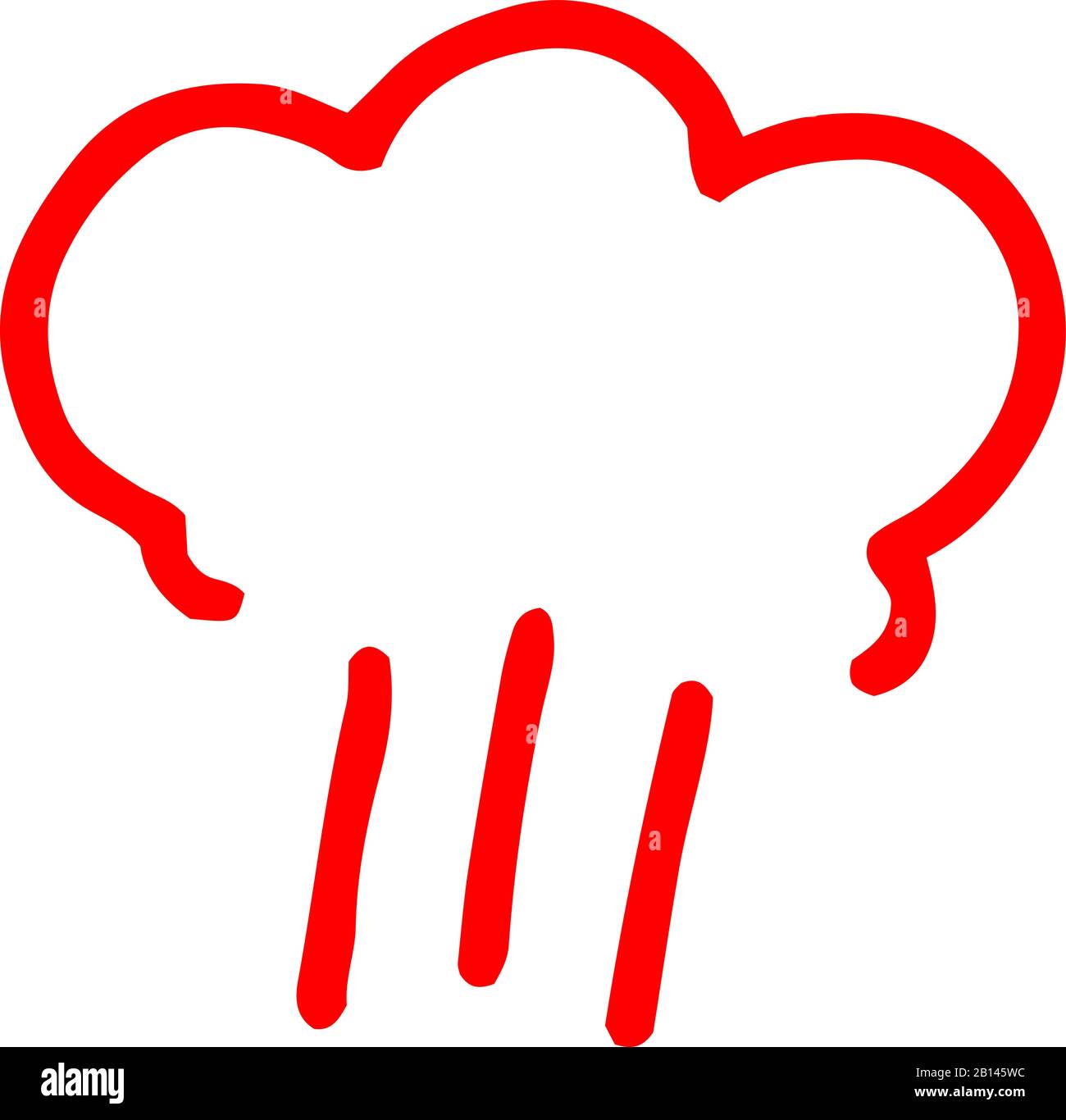 This is a illustration of Variation of handwritten anger mark Stock ...