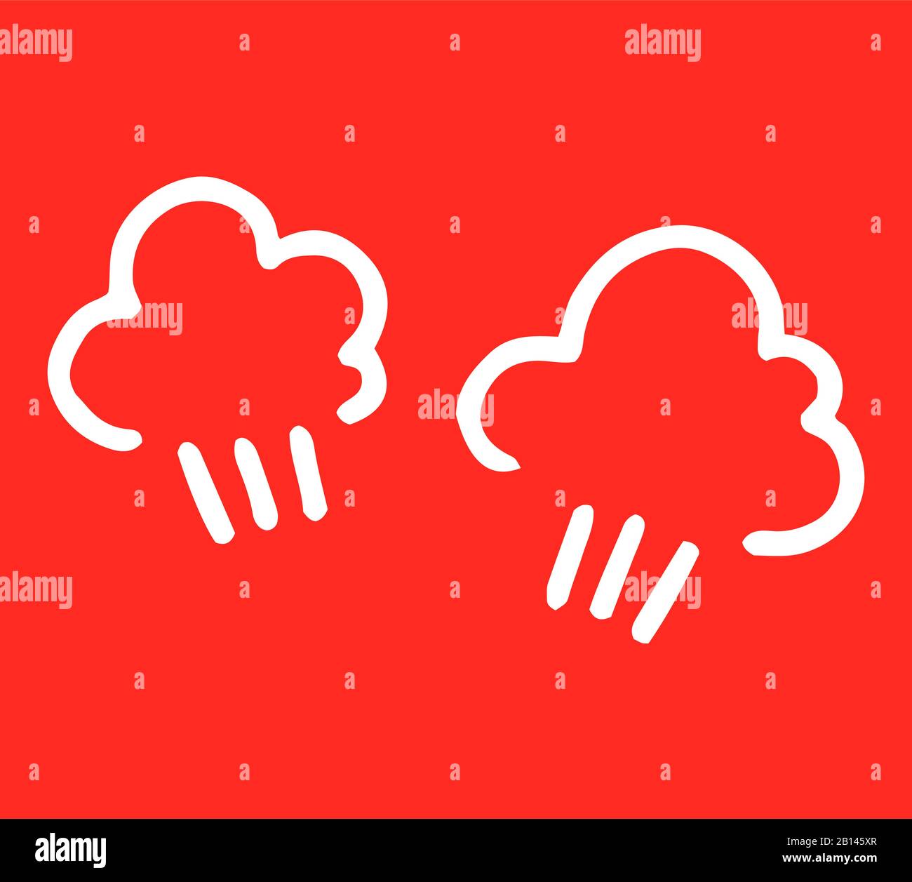 This is a illustration of Variation of handwritten anger mark Stock ...