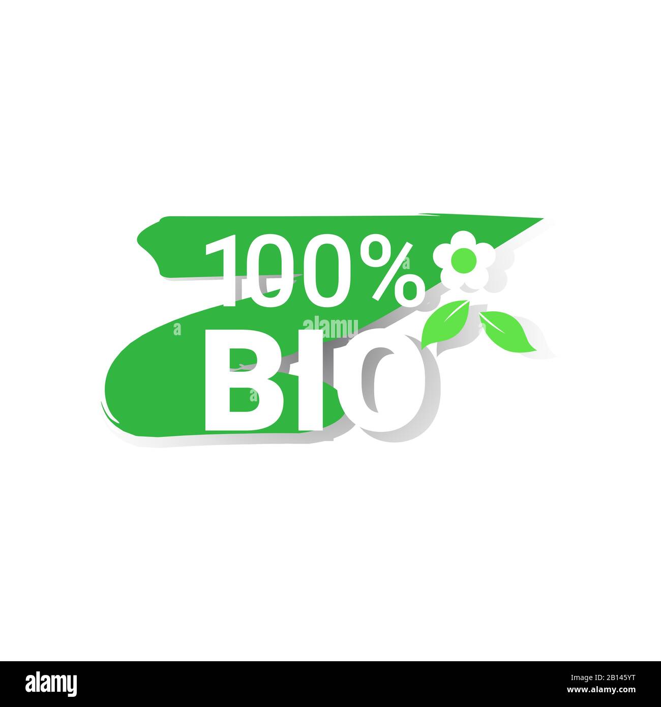 bio natural product sticker organic healthy vegan market logo fresh ...
