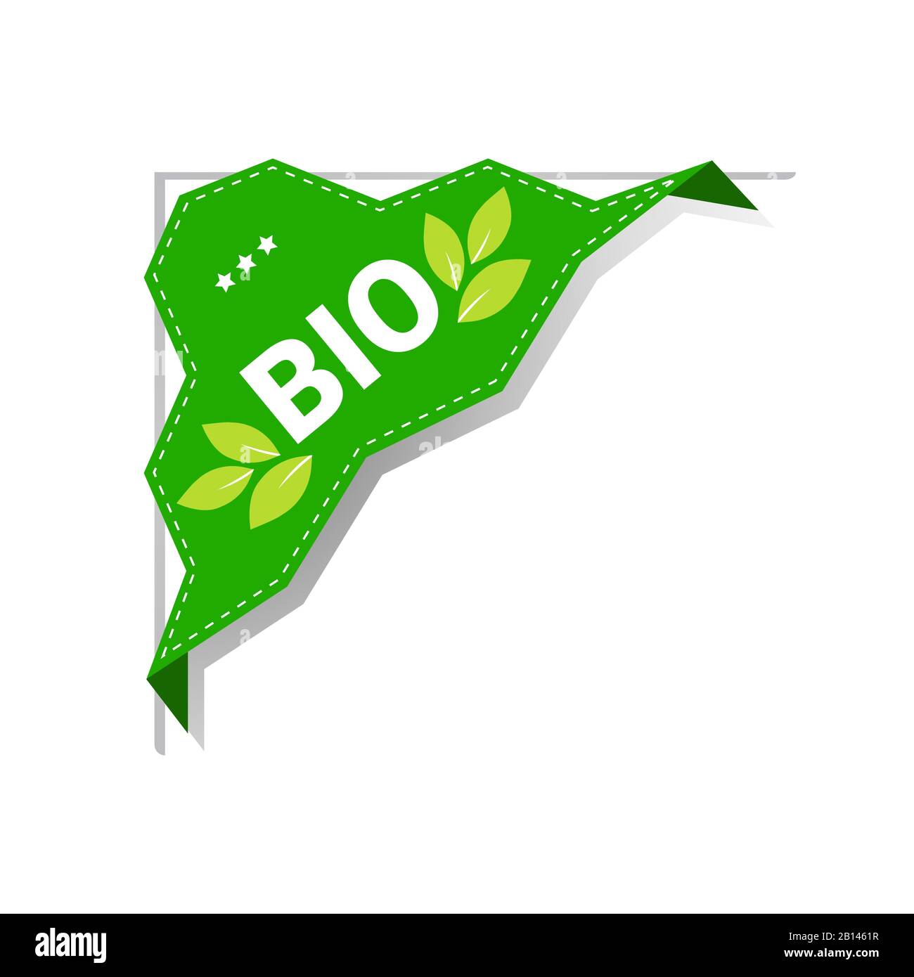 bio natural product sticker organic healthy vegan market logo fresh ...