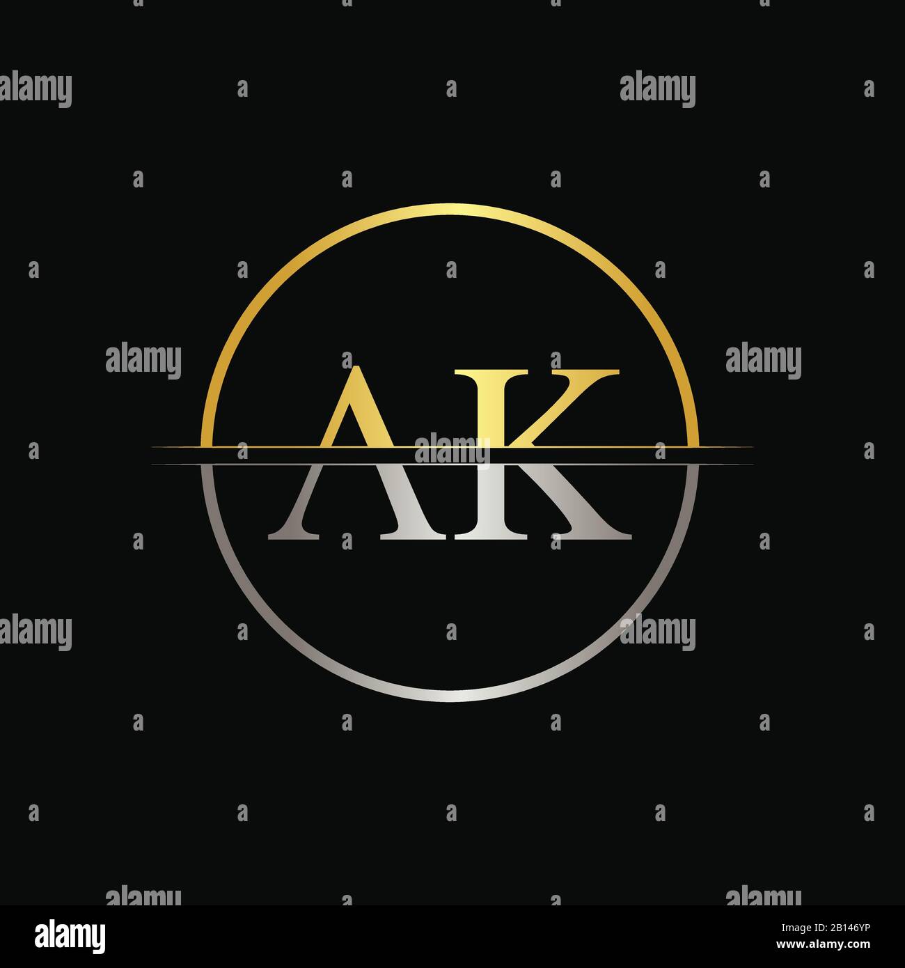 Ak icon Stock Vector Images - Alamy