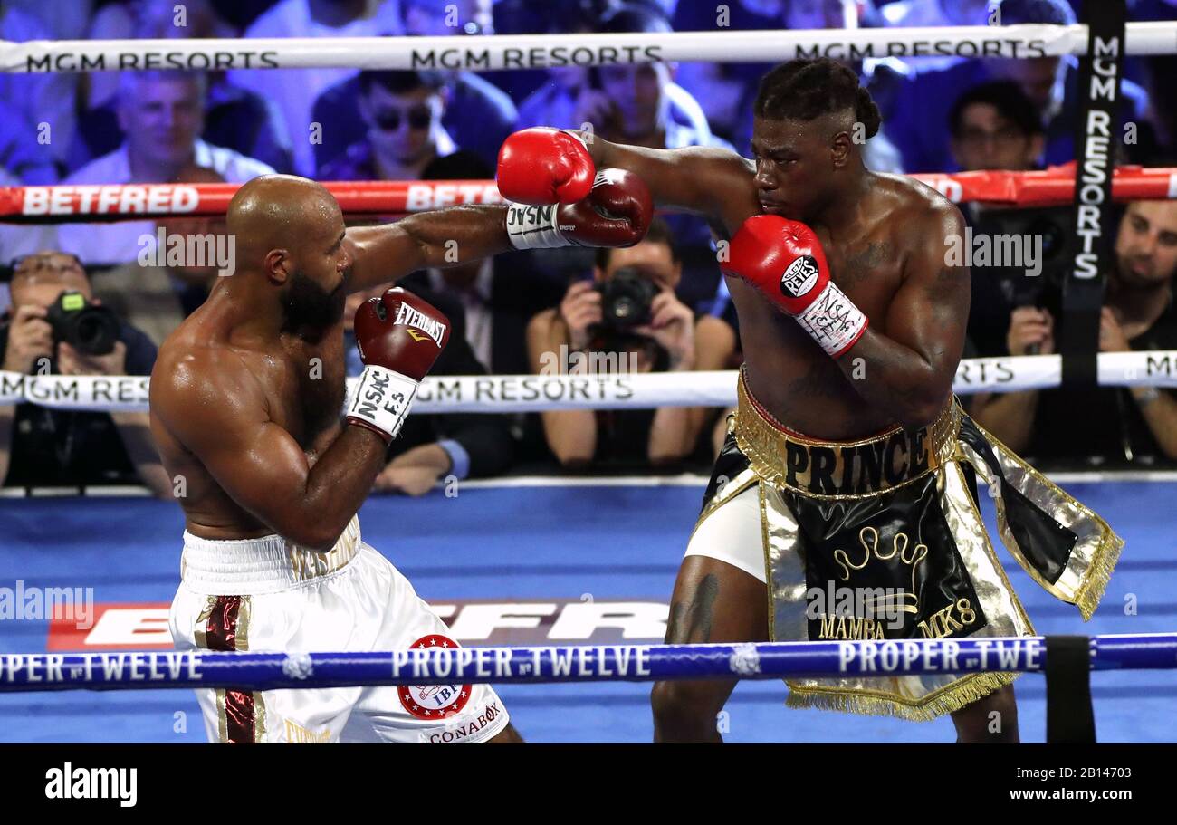 Gerald Washington (left) and Charles Martin in the heavy weight bout at ...