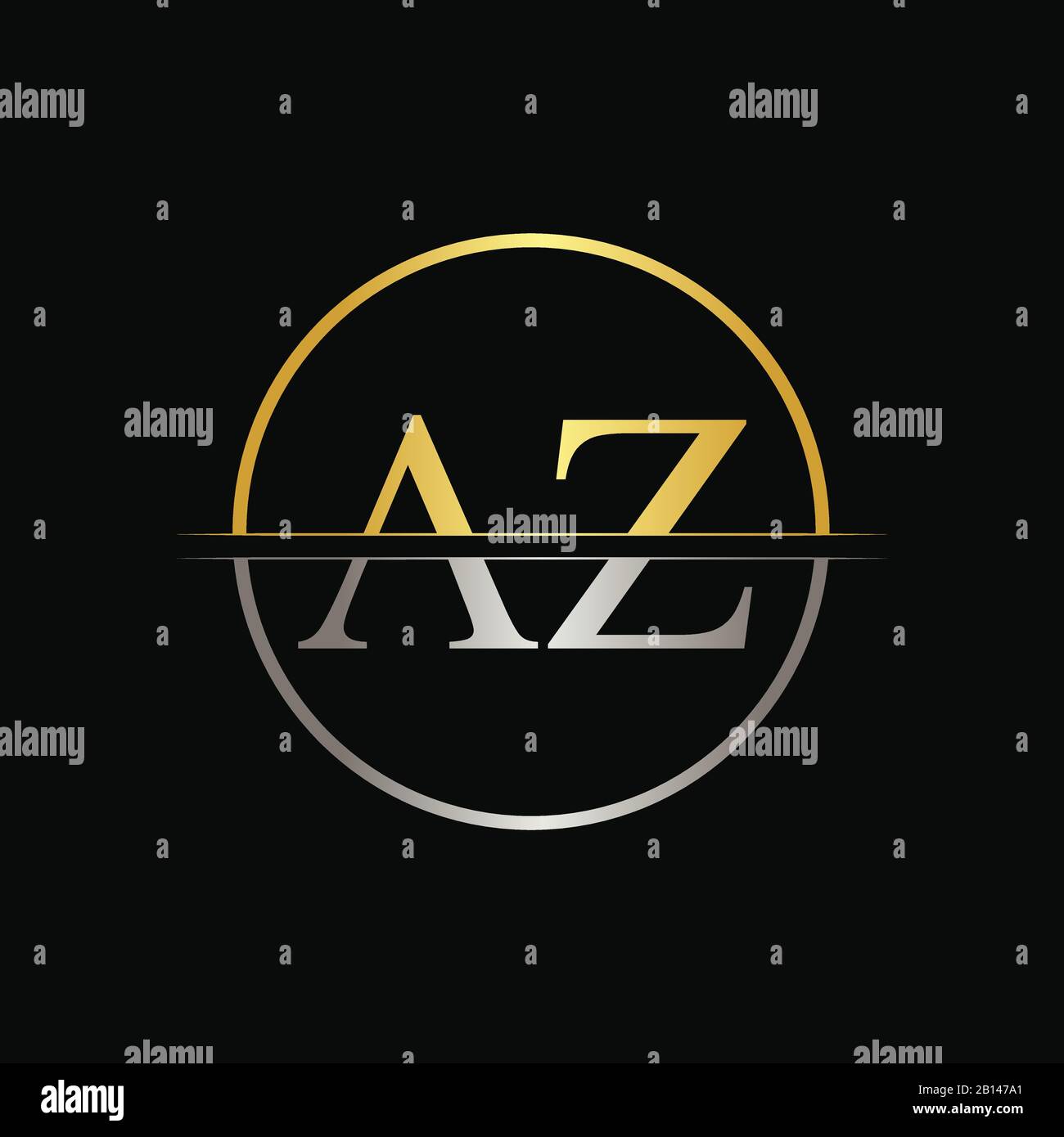 Az symbol Stock Vector Images - Alamy