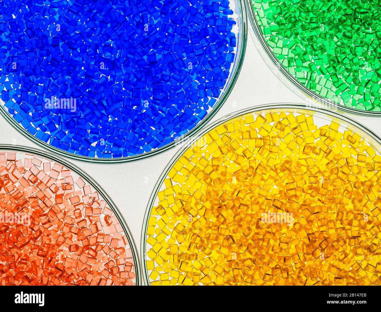 Glass granules, colorful, detail Stock Photo - Alamy