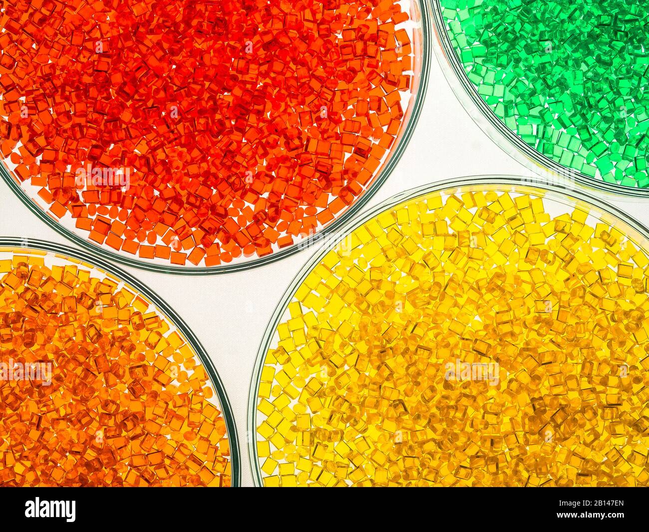 Glass granules, colorful, detail Stock Photo - Alamy