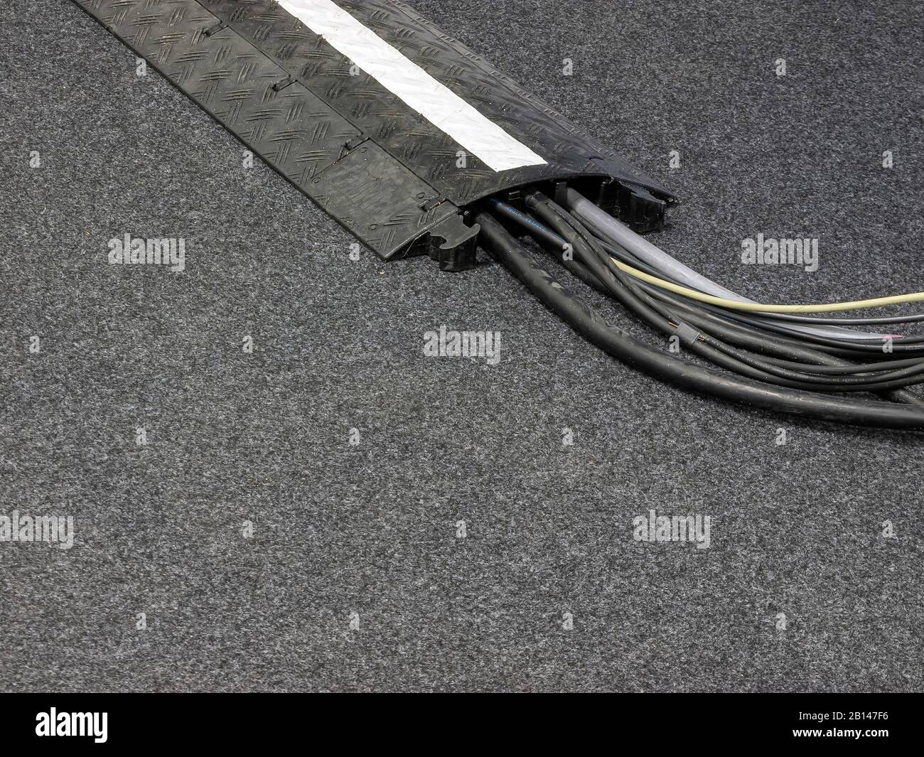Floor, carpet, cable bridge, detail Stock Photo - Alamy